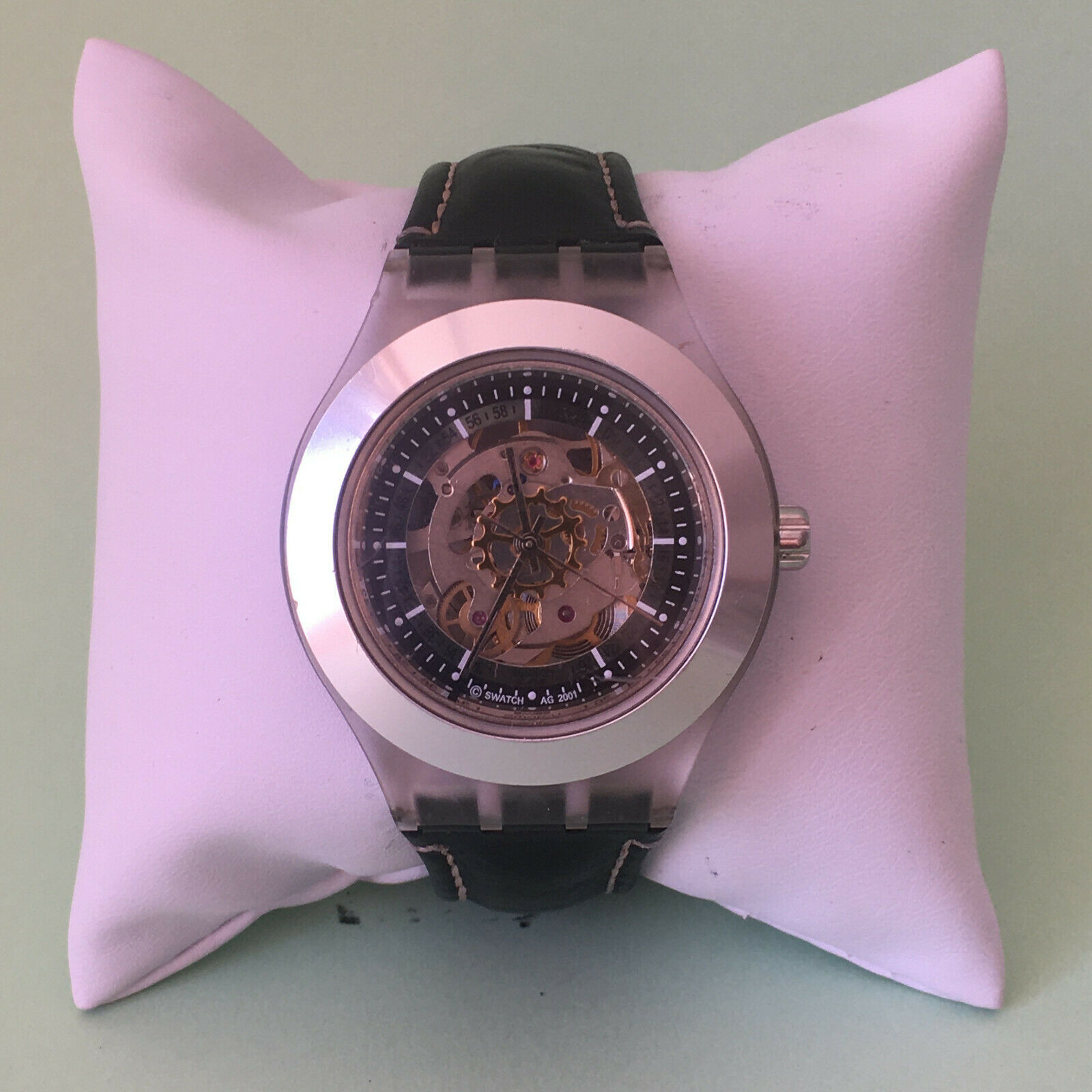 SWATCH WATCH - OSCILLATION (2002) - IRONY DIAPHANE - SVDK1000 - USED ...