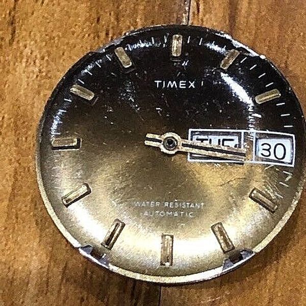 Vintage Rare Timex Day/Date Dial Automatic Gents Watch Movement - 30mm ...