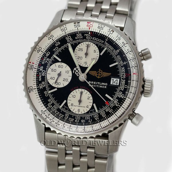 Breitling Navitimer Fighter Automatic A13330 Chronograph Black Dial ...