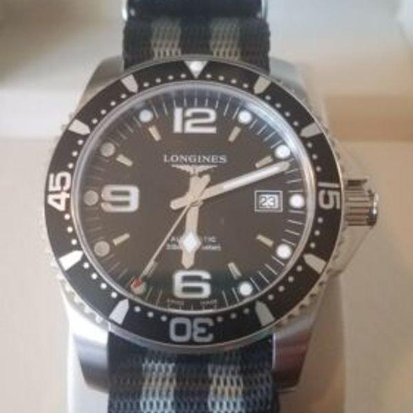 Longines HydroConquest Automatic Black Dial Men's Watch L3.742.4.56.6 | WatchCharts