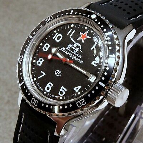 Vostok Amphibia 'Tank' Custom Russian Auto Dive Watch, New, Boxed,UK ...