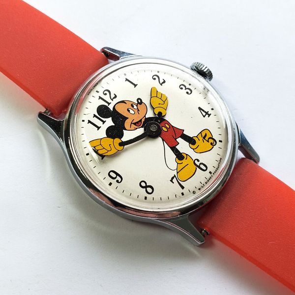 Vintage 1969 US Time, Timex Menâ s Mickey Mouse Watch | WatchCharts ...
