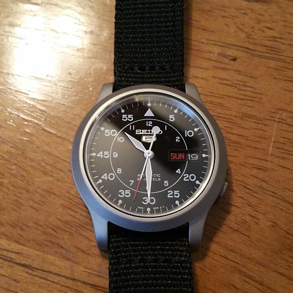FS: Seiko 5 SNK809 black dial - Full set - $85 USD shipped OBO ...