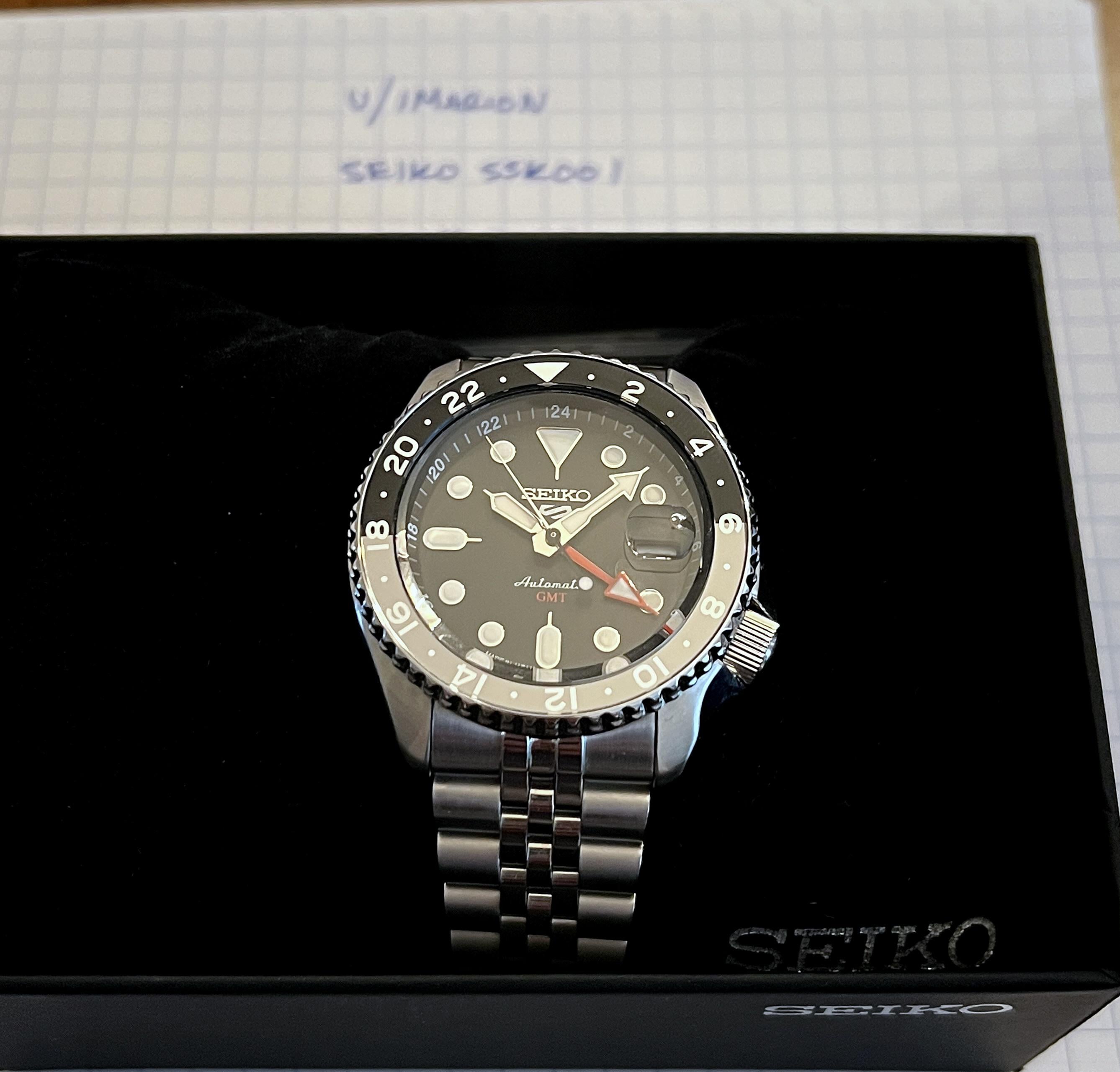 [WTS] LNIB JDM SEIKO SSK001 GMT BLACK - $450 | WatchCharts