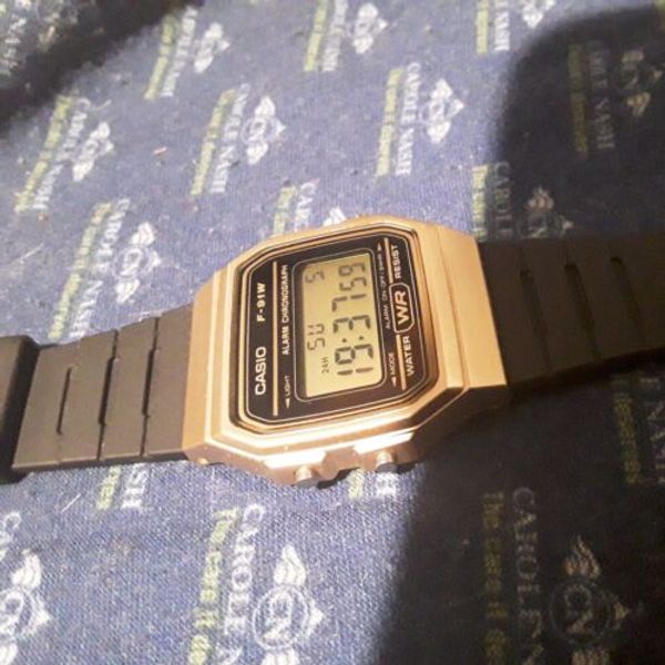 Rare mens casio f91w gold edition Working perfect very good condition ...