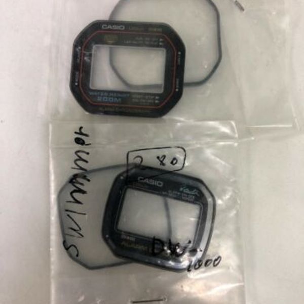 RARE VINTAGE CASIO G-SHOCK DW-1000 And Dw-5000 GLASS New Old Stock ...