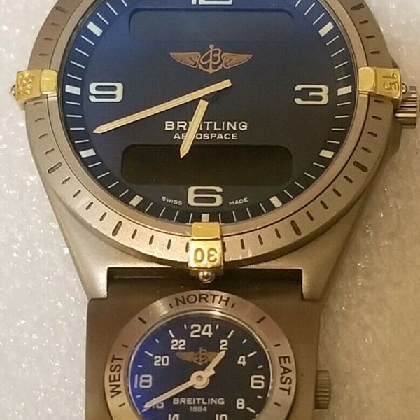 Breitling Aerospace Titanium Multi-Function Men's Watch with UTC Module ...