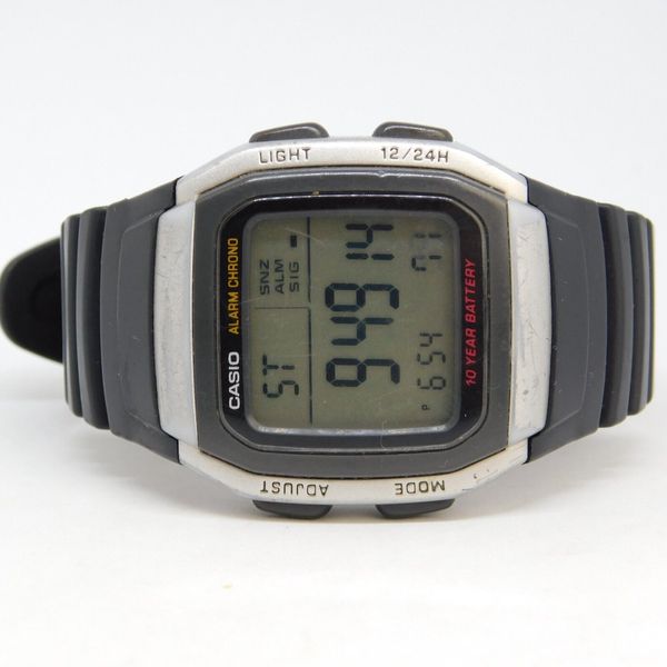 CASIO 3239 W-96H Alarm Chrono Quartz Digital Men's Watch New Battery ...