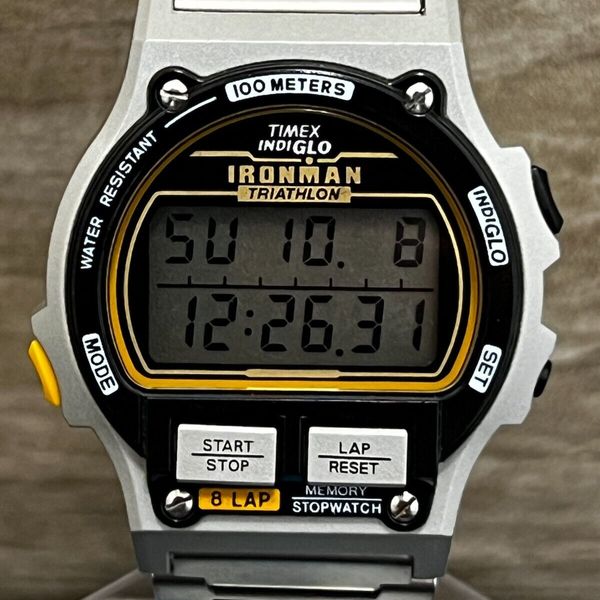 Timex 85168 Ironman Triathlon Indiglo 8-Lap 100 Meter WR Watch - New ...