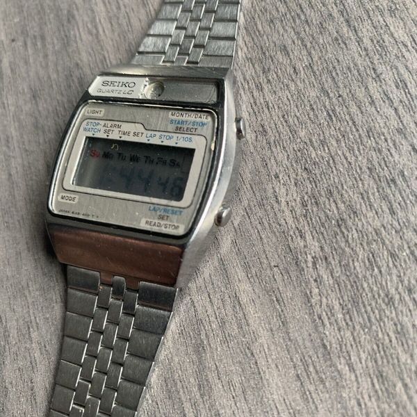 Vintage Seiko Digital Watch A159 4029 | WatchCharts Marketplace