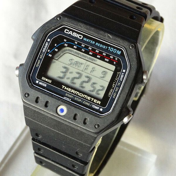 Vintage Casio TS-1200 TS1200 Module 515 Thermometer Mens Digital Watch Japan | WatchCharts ...