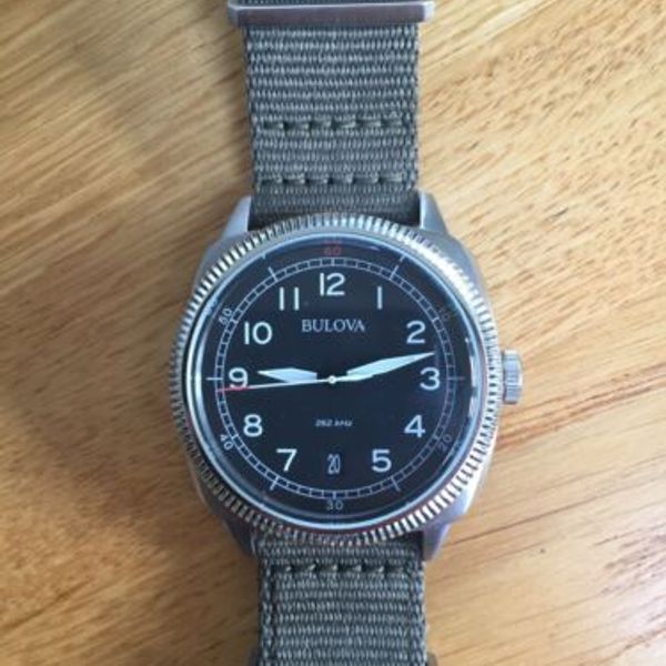 BULOVA - 262 KHz Ultra High Frequency Military Watch (Ref C877850 ...