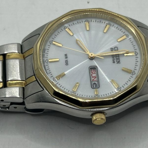 Citizen Eco-Drive Date Indicator Gold Watch - Works | WatchCharts ...