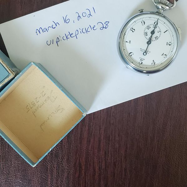 [WTS] Gallet stopwatch | WatchCharts Marketplace