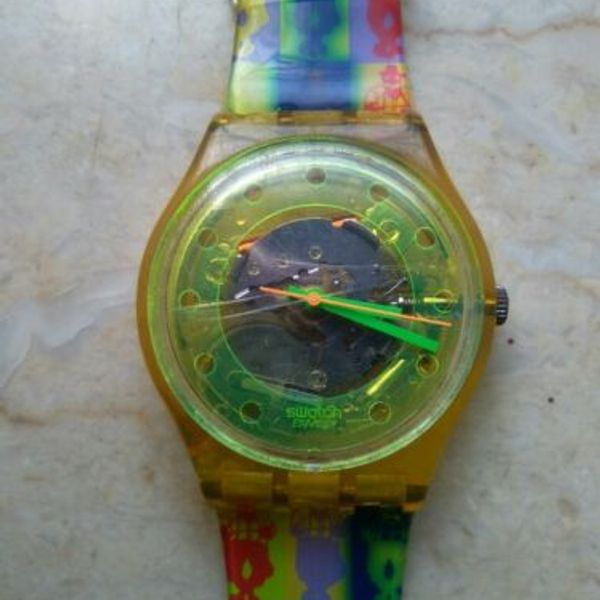 Swatch Watch Standard Gent Model 'Bermudas' Gk 133 Year 1991 Used ...