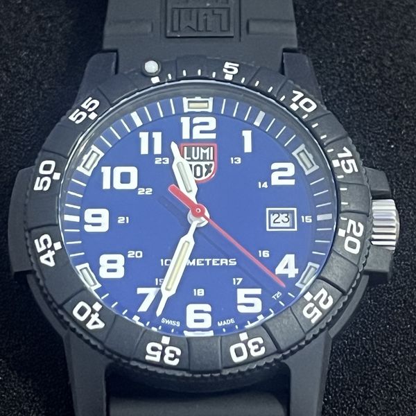 Luminox Sea Turtle Giant Blue Dial Menâ s Watch XS.0323.L Display ...