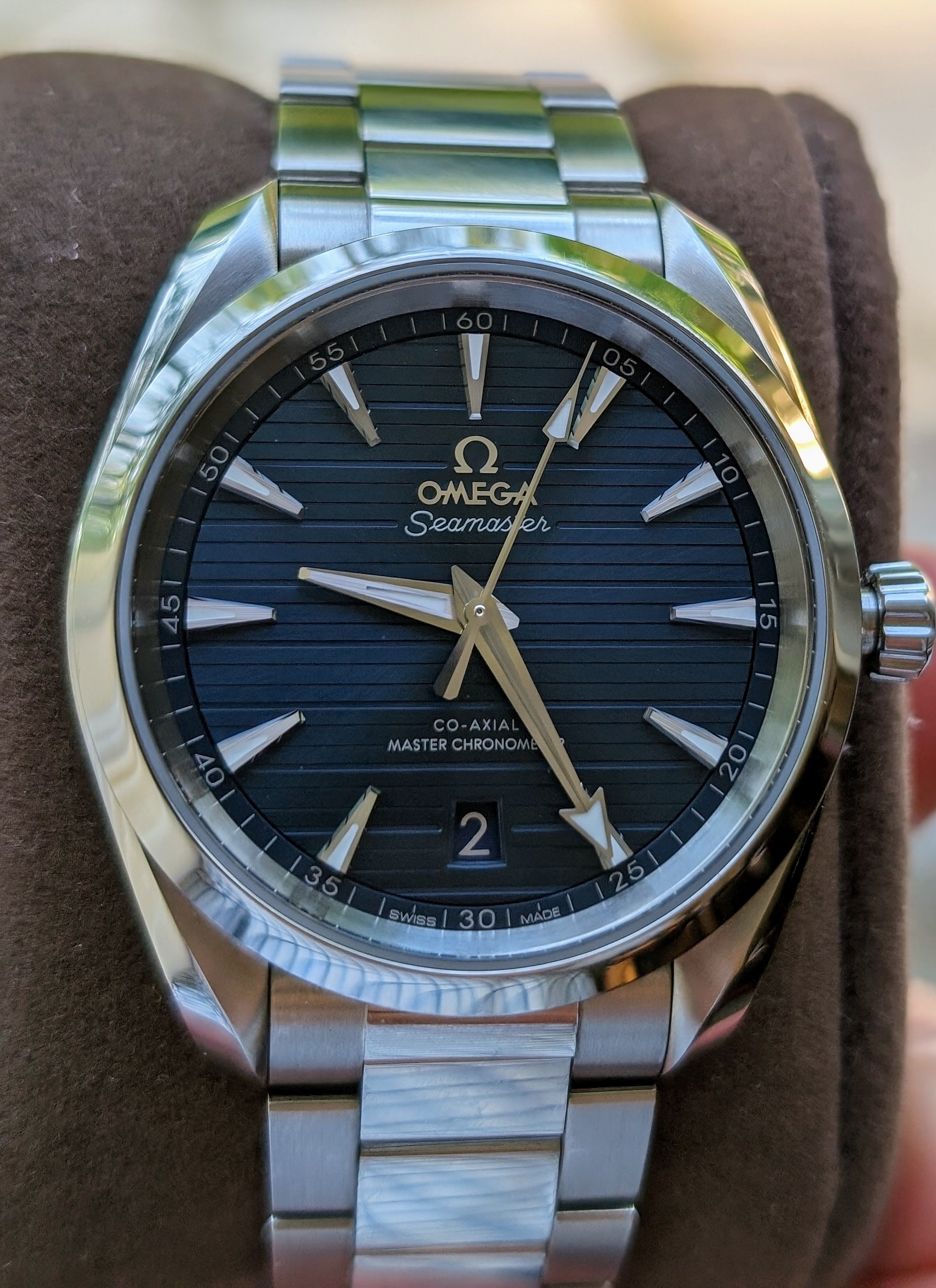 [WTS] Omega Seamaster Aqua Terra - 38mm - Blue Dial - Full Kit - 220.10 ...