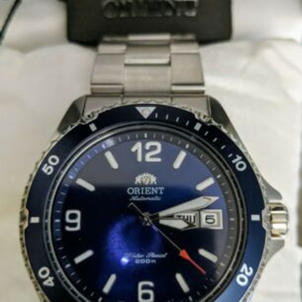 Orient Mako II Blue 41.5 mm Automatic Stainless Steel Diving Men's ...