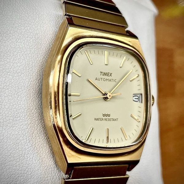 Vintage Timex Automatic 1983 E-Line 34mm Its Original-not a reissue ...
