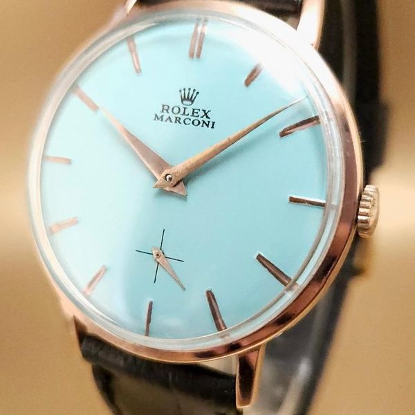 VINTAGE & FINE ROLEX MARCONI MANUAL HAND WINDING 1950's WRISTWATCH ...