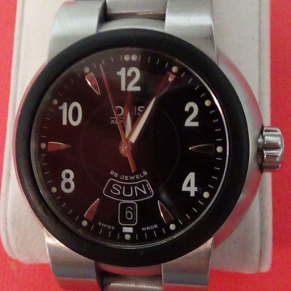 ORIS TT1 DAY DATE 2000 REF 7518 44 AUTOMATIC GENS WATCH 100% AUTHENTIC ...