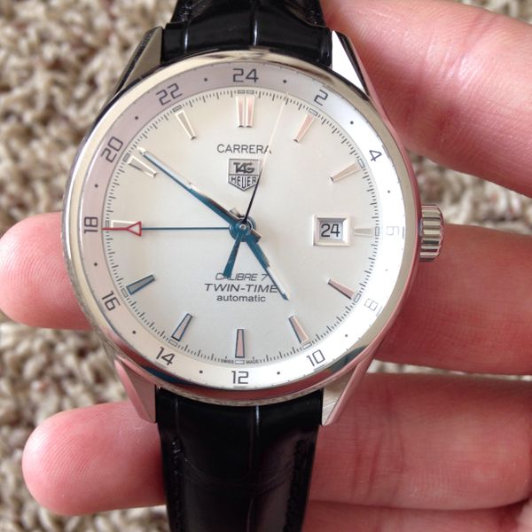 2015 Tag Heuer Carrera Calibre 7 Twin Time | WatchCharts