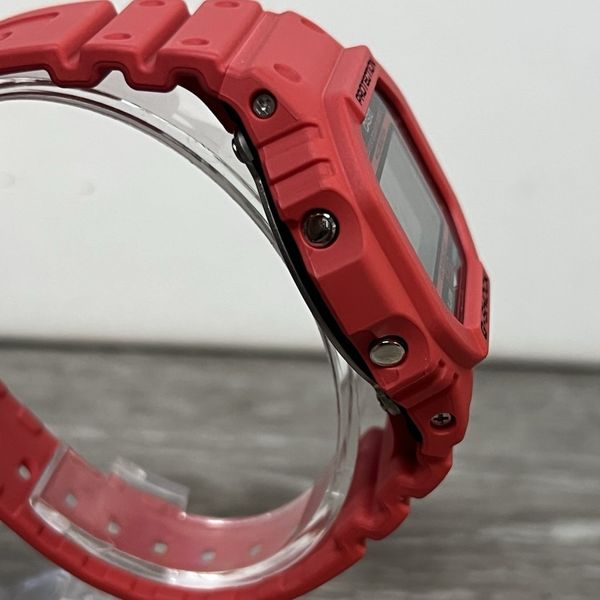 Casio G-Shock DW5600 Energy Pack Red Quartz Digital Watch 43MM ...