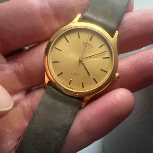 Citizen Exceed Watch Quartz 18k Solid Gold | WatchCharts Marketplace