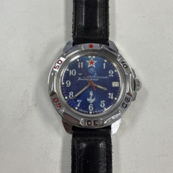 VOSTOK KOMANDIRSKIE 2414 816289 RUSSIAN Mechanical Military Watch ...