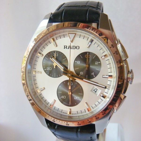 NEW RADO Hyperchrome Chronograph Rose Gold Men’s R32259105 Watch 312. ...