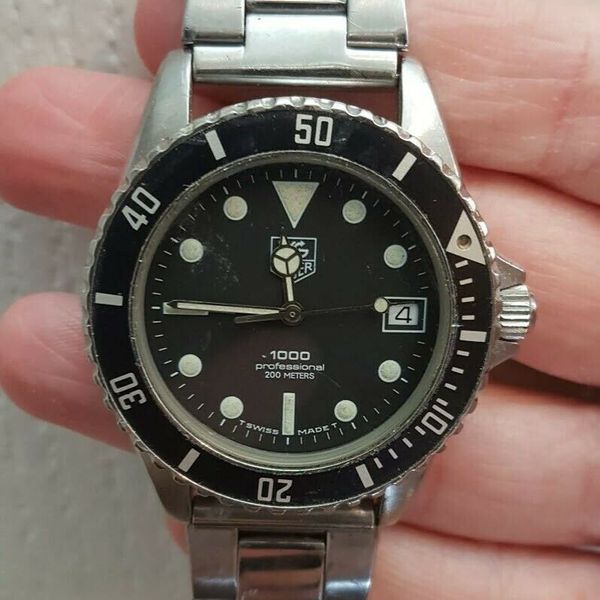 Tag Heuer 1000 Professional Series 200 Meters Mens Watch | WatchCharts ...