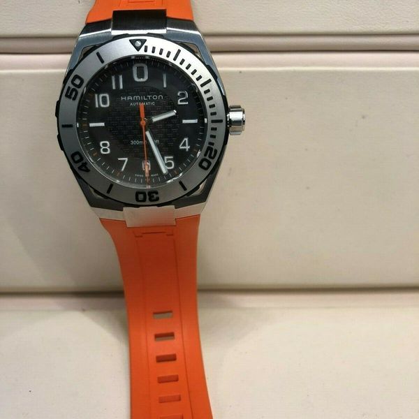 HAMILTON Khaki Navy Sub Auto H78615985 / H786150 Automatic Watch Used ...