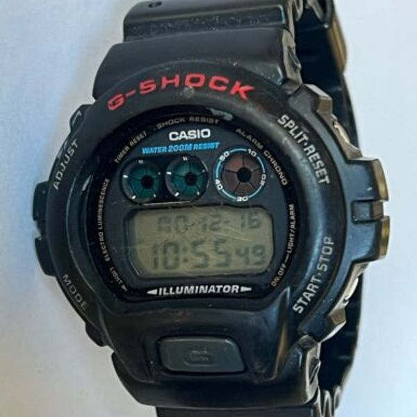 Casio G Shock DW-6900 Model 3230 Black Menâ s Digital Watch ...
