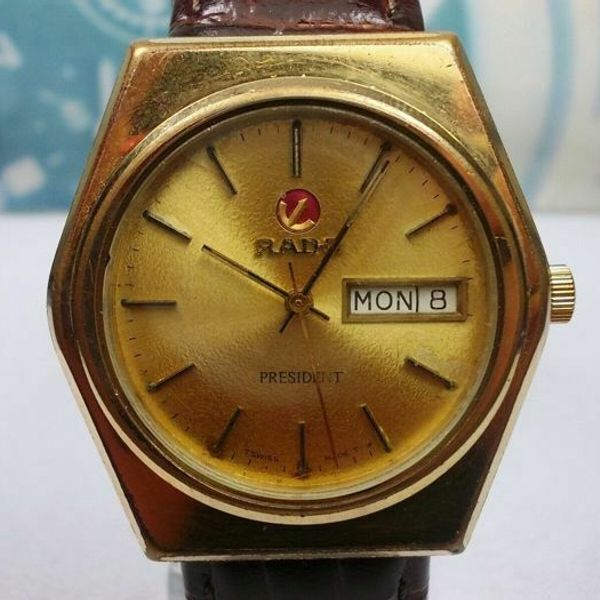 Rado 'President' model no. 636.3208.2 - Swiss Automatic Gents Watch. c ...