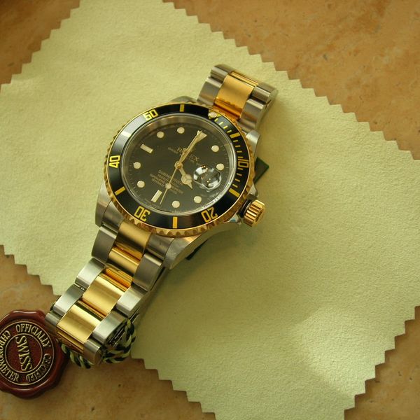 Rolex 16613 Black Dial version - MINT with box and papers | WatchCharts ...