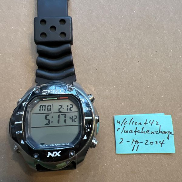 [WTS] Seiko SBDK001 DH33 NX Marine Master Diving Computer - $650 ...