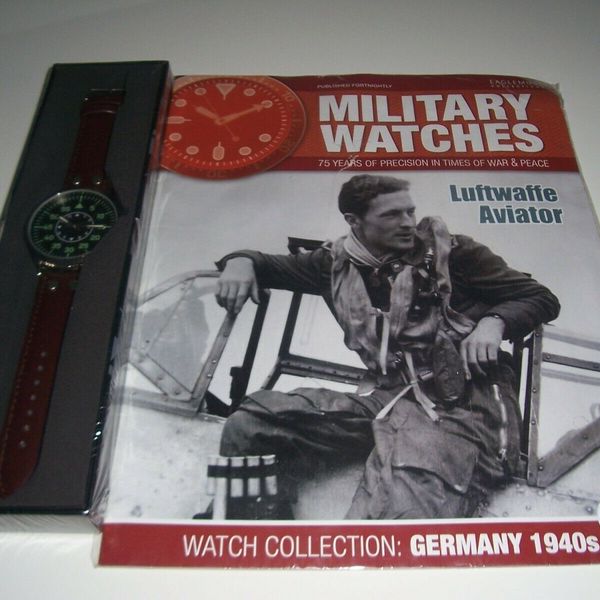 EAGLEMOSS Military Watches Collection #2 Luftwaffe Aviator 1940s ...