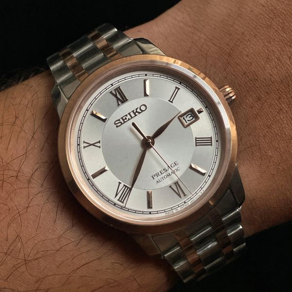 [WTS] Unworn Stickered Seiko Presage Automatic Demi Rose Gold | Ref ...
