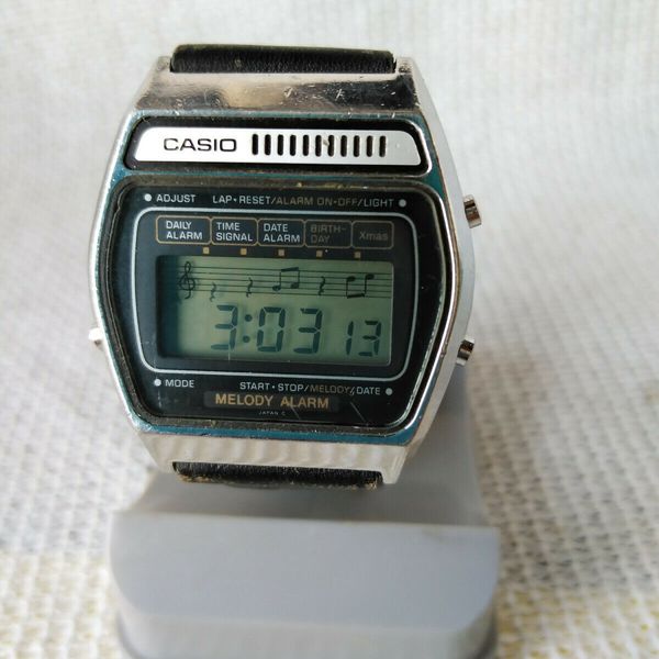 Vintage CASIO 407 M-521 Melody Alarm Chronograph Japan Watch '80s ...