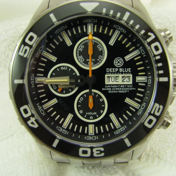 FSO: Deep Blue 7750 Chronograph Black Dial | WatchCharts