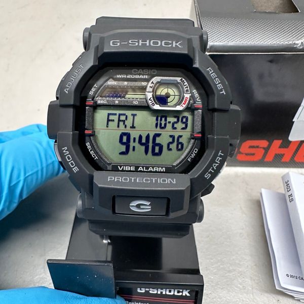 Casio GD350-1CR Men's G-Shock Digital World Time Vibration Alarm Dive ...