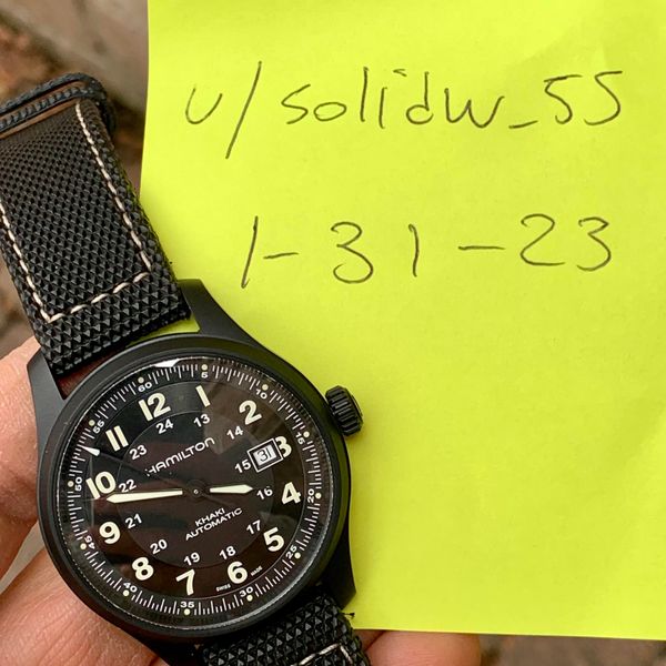 [WTS] Hamilton Khaki Field Titanium Auto 42mm H70575733 | WatchCharts ...