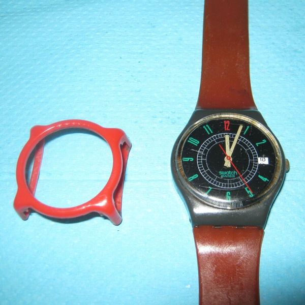 Vintage Swatch watch with SWATCH GUARD AND BOX | WatchCharts Marketplace