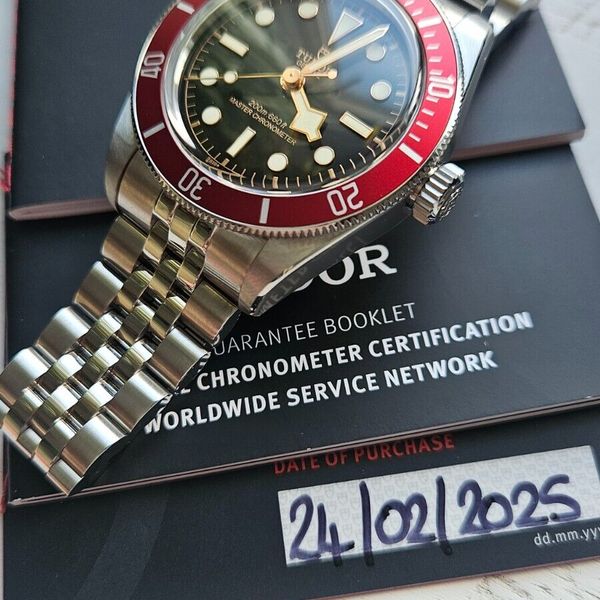 TUDOR BLACK BAY 58 jubilee ,Burgundy master chronometer metas. 3 weeks ...