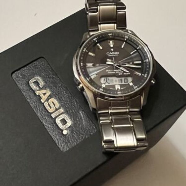 Casio Lineage Solar Wave Ceptor Multi Band 6 Watch LCW-M100DE-1AJF ...