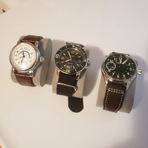 Set of 3 Corgeut automatic watches | WatchCharts Marketplace