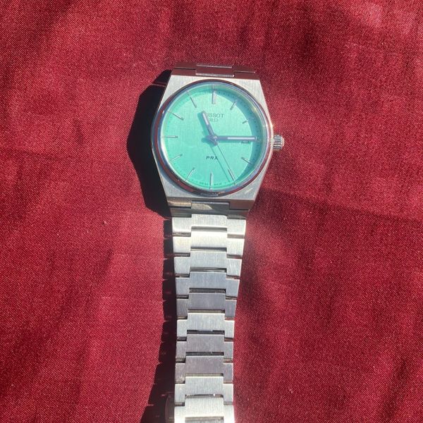 Tissot PRX Light Green Dial Womenâ s Men's Quartz Watch 35mm T137.210 ...