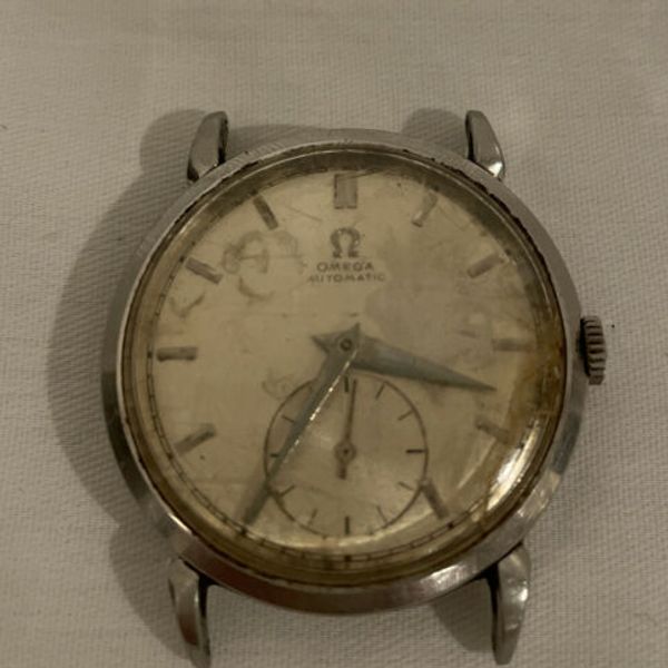 OMEGA MILITARY ACIER STAYBRITE Automatic Manual Winding Watch Parts ...