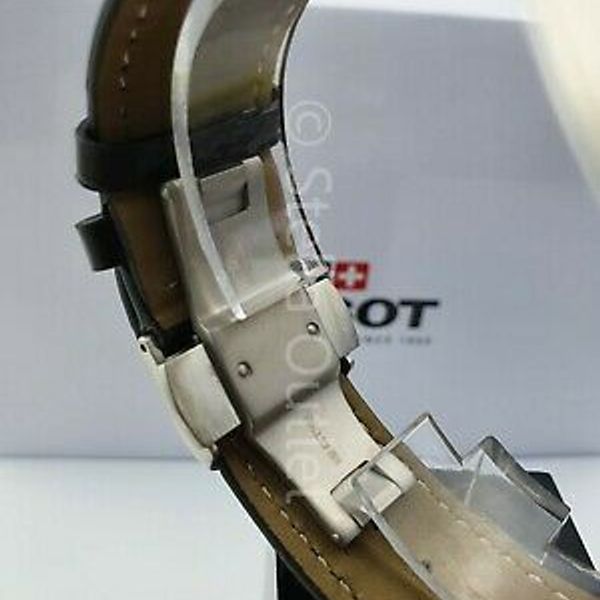 TISSOT T070.405.16.411.00 T-COMPLICATION SQUELETTE MECHANICAL LEATHER ...