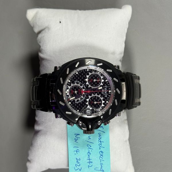 [WTS] Tissot T-Race T011417A Black Dial Tachymeter Chronograph Quartz ...